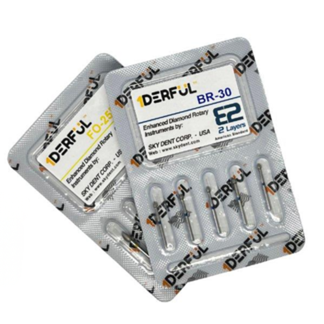 1Derful Diamond Dental Burs (Cylinder Rounded End) – OZONE COSMO ...